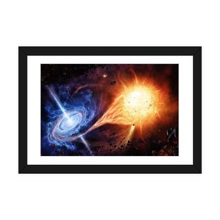 iCanvas "A Binary System Orbiting Near A Black Hole" by Brian Christensen - Bed Bath & Beyond ...